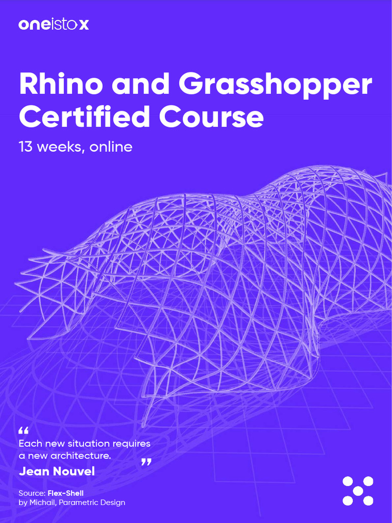 Rhino Grasshopper 101 Course Structure | PDF