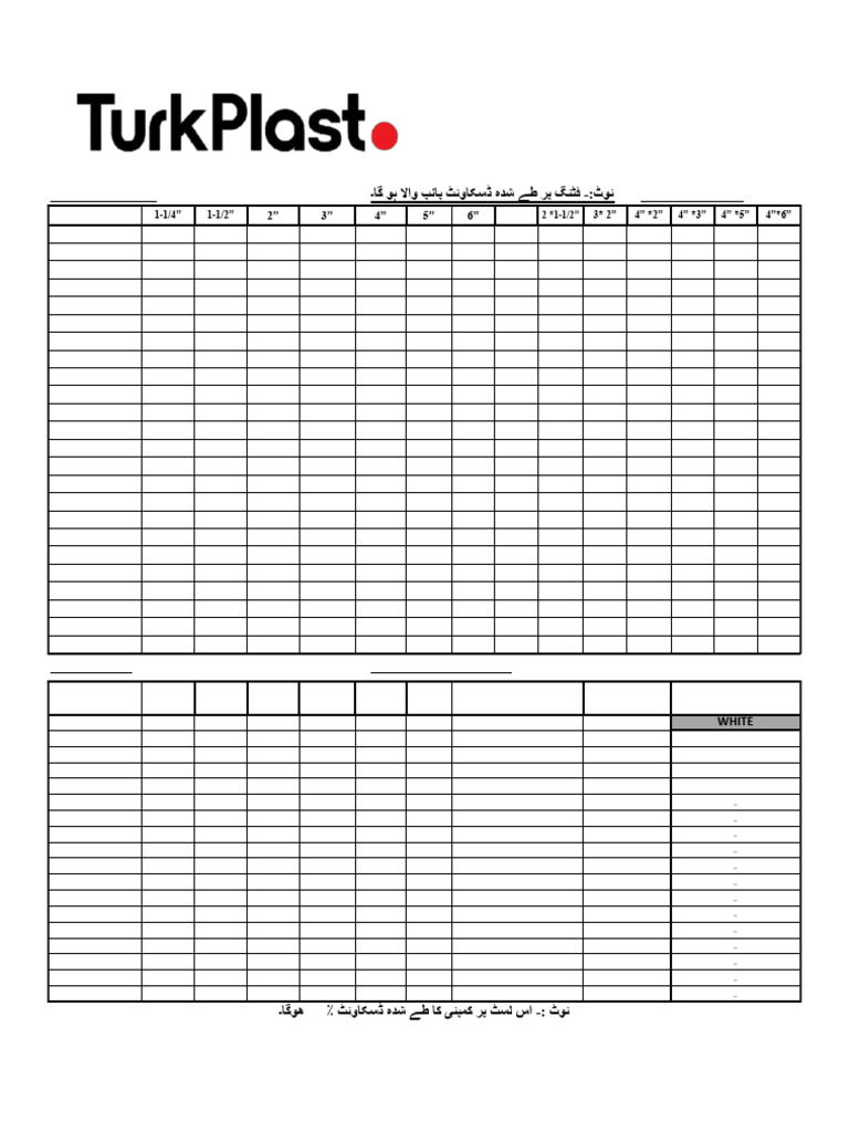 Turk Plast Price List 2021 | PDF | Building Engineering | Building ...