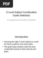 O Level Subject List - All Subjects of O Level | PDF | Qualifications ...