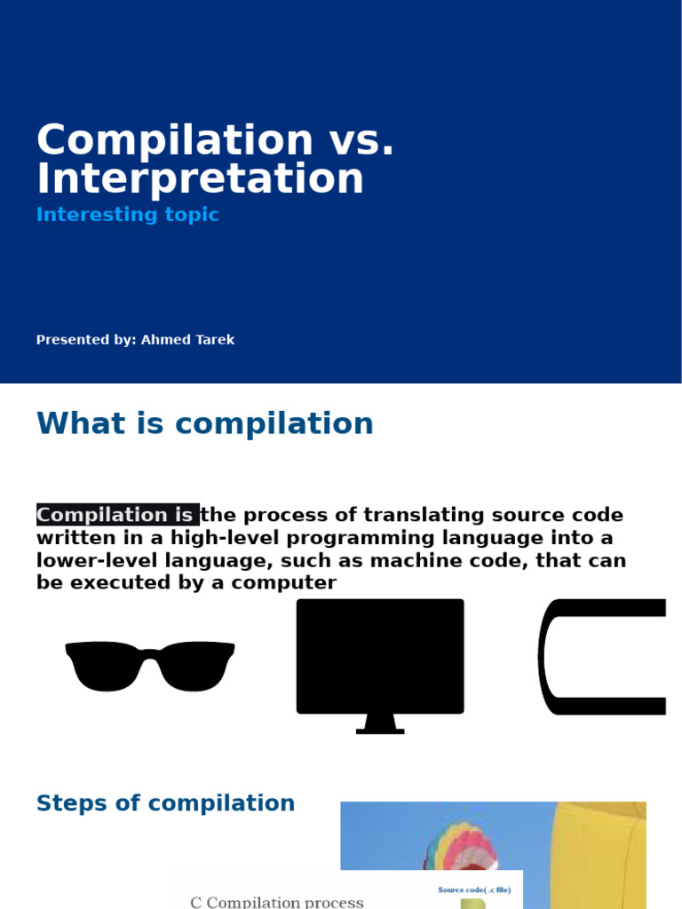 Compilation vs interpretation | PDF