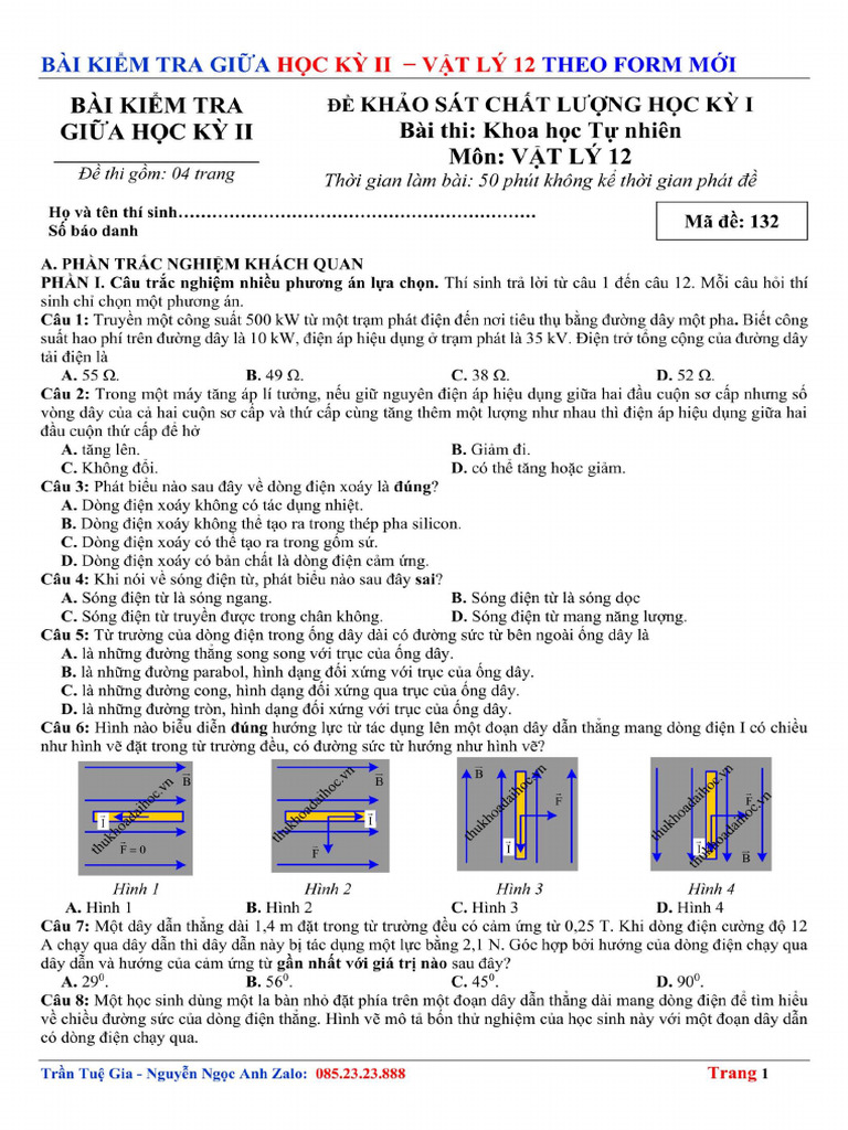 De On Tap Giua Ky 2 Theo Minh Hoa 2025 de So 03 | PDF