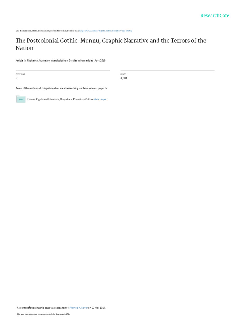 Rupkatha Journal Volume 11: Human Rights | PDF | Gothic Fiction