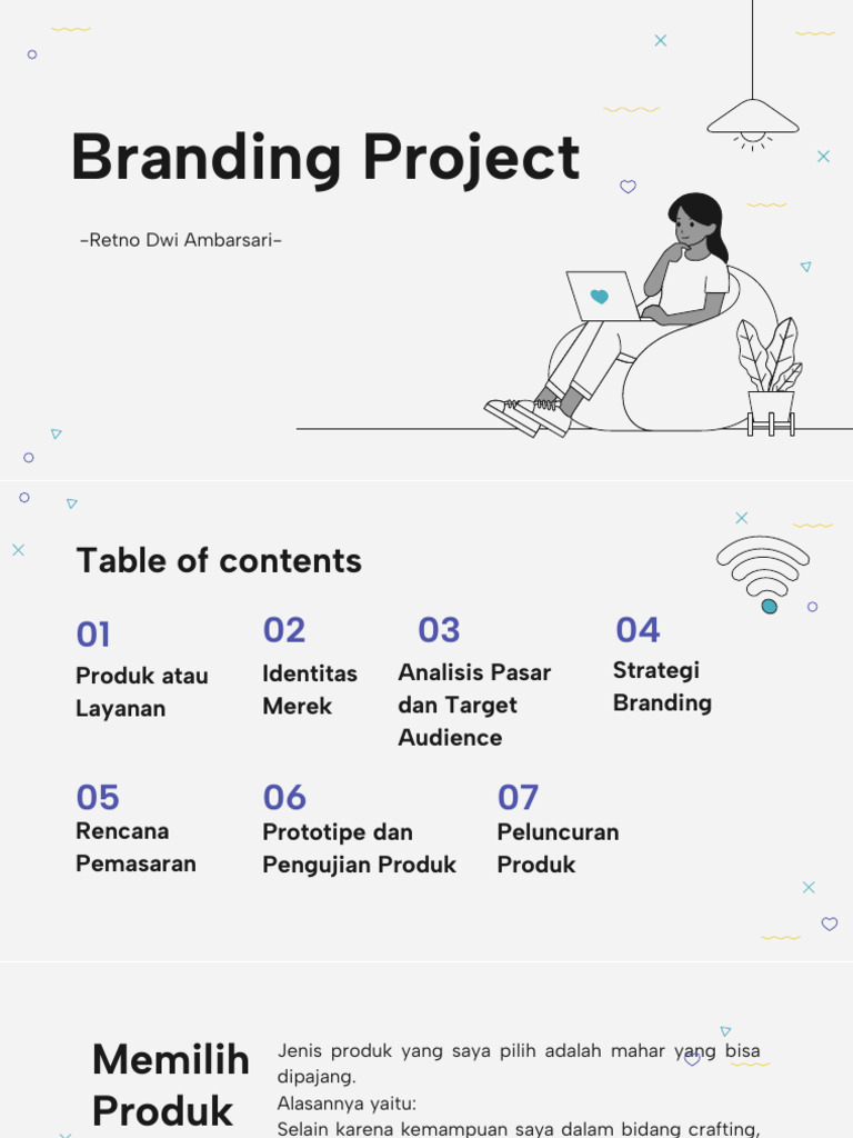 Branding Project - Retno Dwi Ambarsari - 2105046141 | PDF