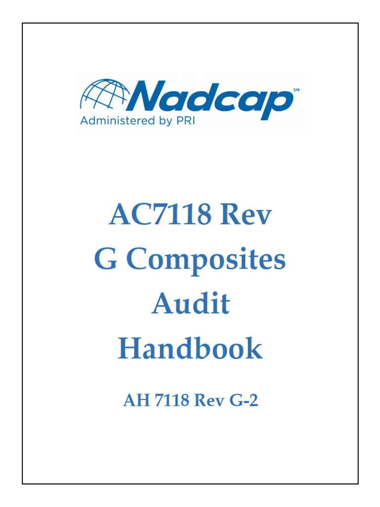 Ah7118 Rev G - 2 Handbook Março 2020 | PDF | Audit | Adhesive