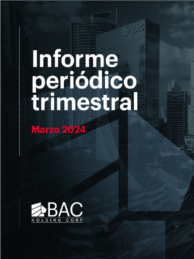 Informe BHIC 1Q 2024 Final | PDF | Dólar de los Estados Unidos | Estado financiero