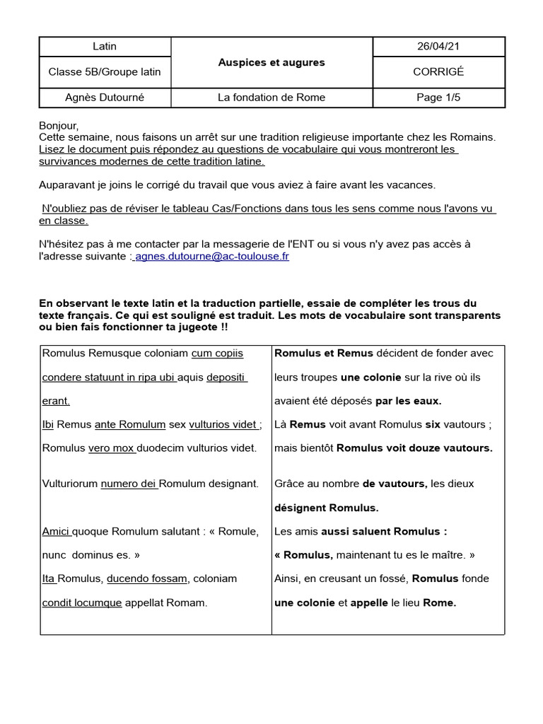 Rituels des augures à Rome | PDF | Pluralisme religieux | Religion de ...