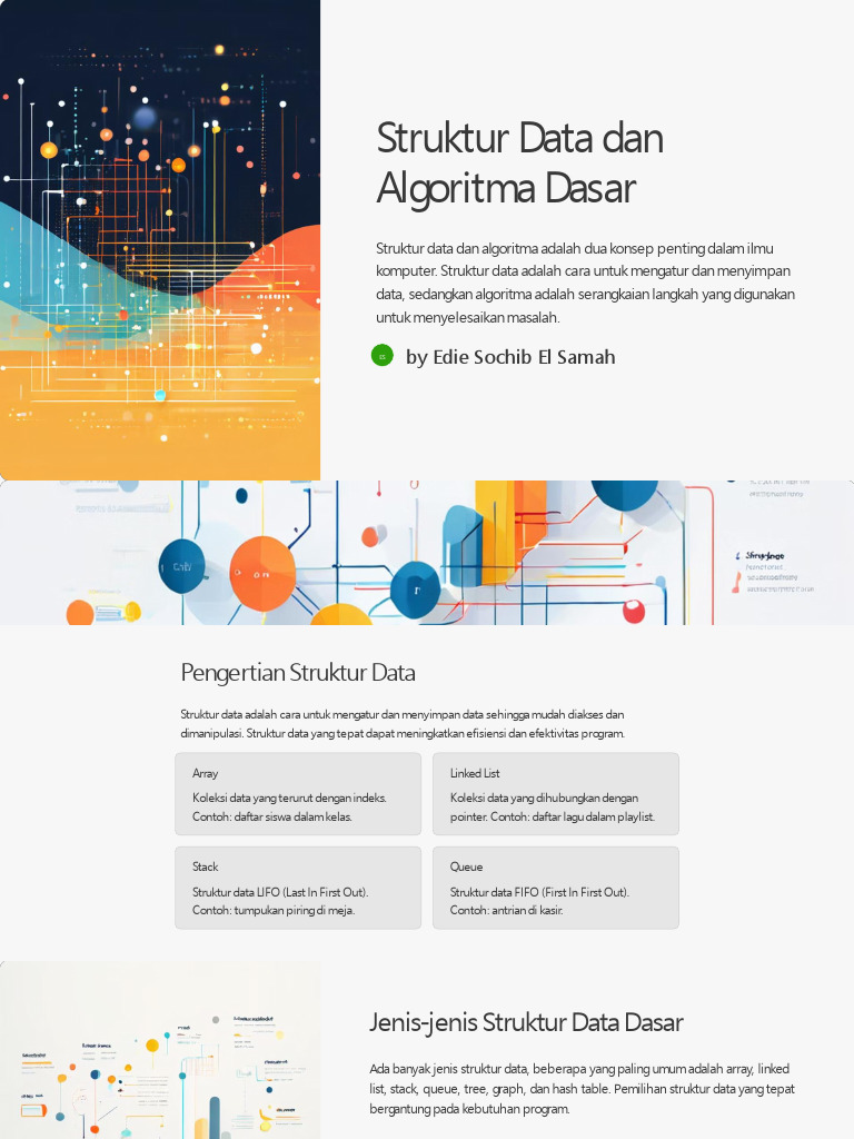 Struktur Data Dan Algoritma Dasar | PDF