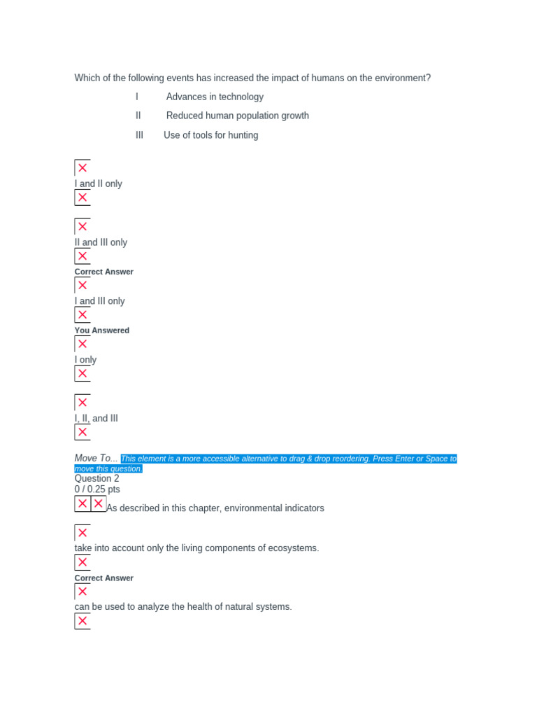 Environmental Science Quizzes | PDF | Total Fertility Rate | Ozone ...
