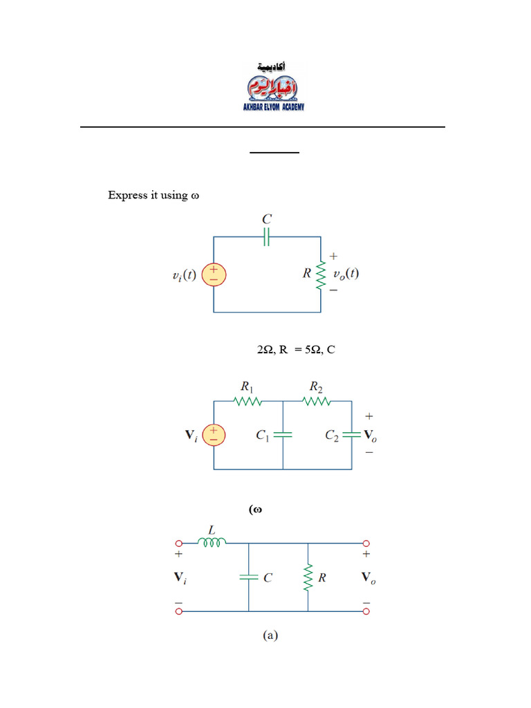 Sheet (1) - Electrical Circuits - 2 | PDF
