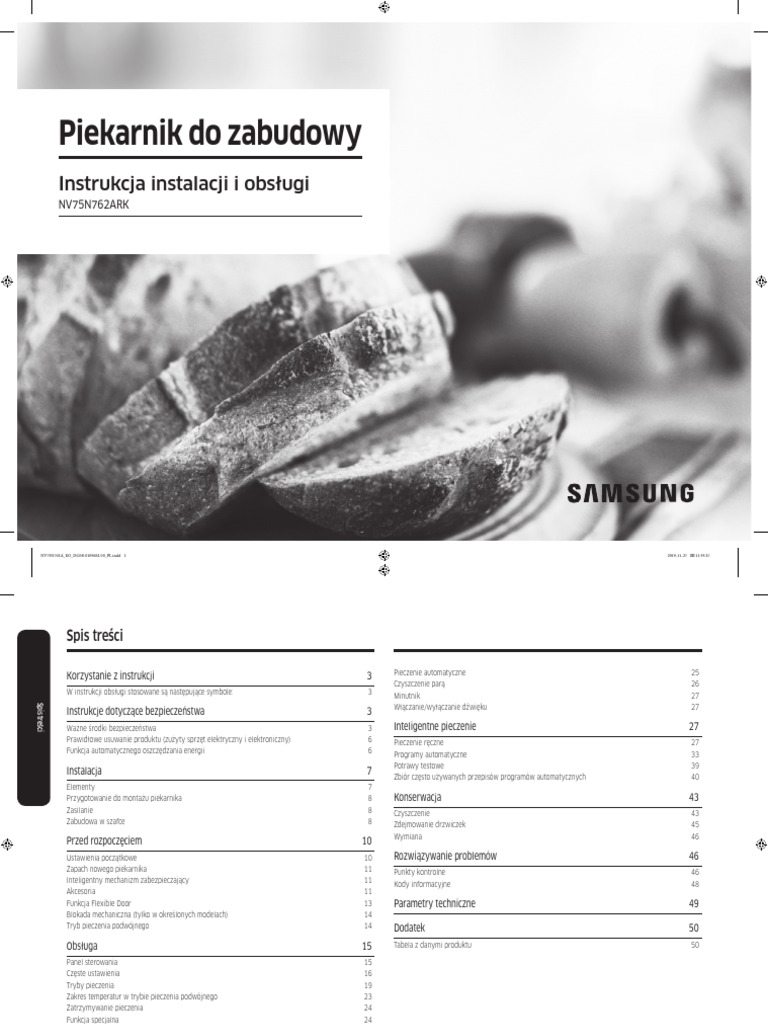 Instrukcja Obslugi SAMSUNG NV75N762ARK | PDF