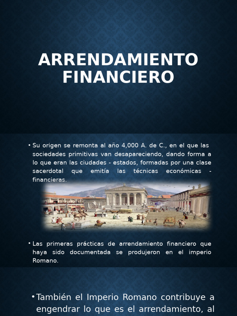 Arrendamiento Financiero | PDF | Opción (Finanzas) | Propiedad