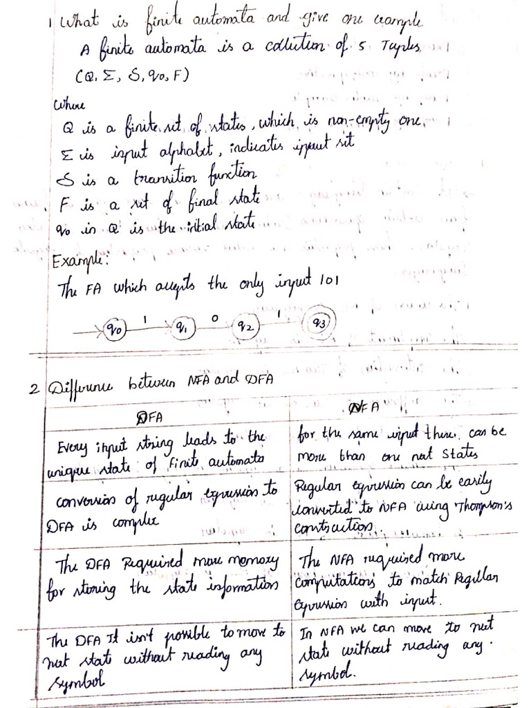 TOC Assignment 1 | PDF