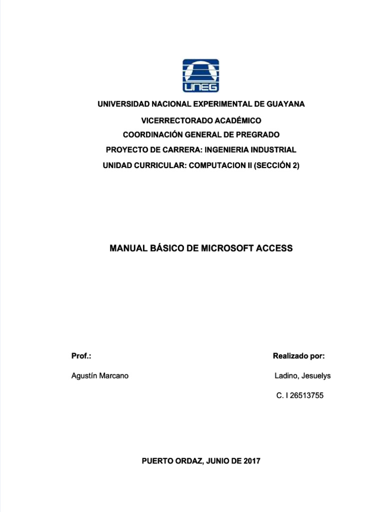 PDF Manual de Access - Compress | PDF | Bases de datos | Microsoft Excel