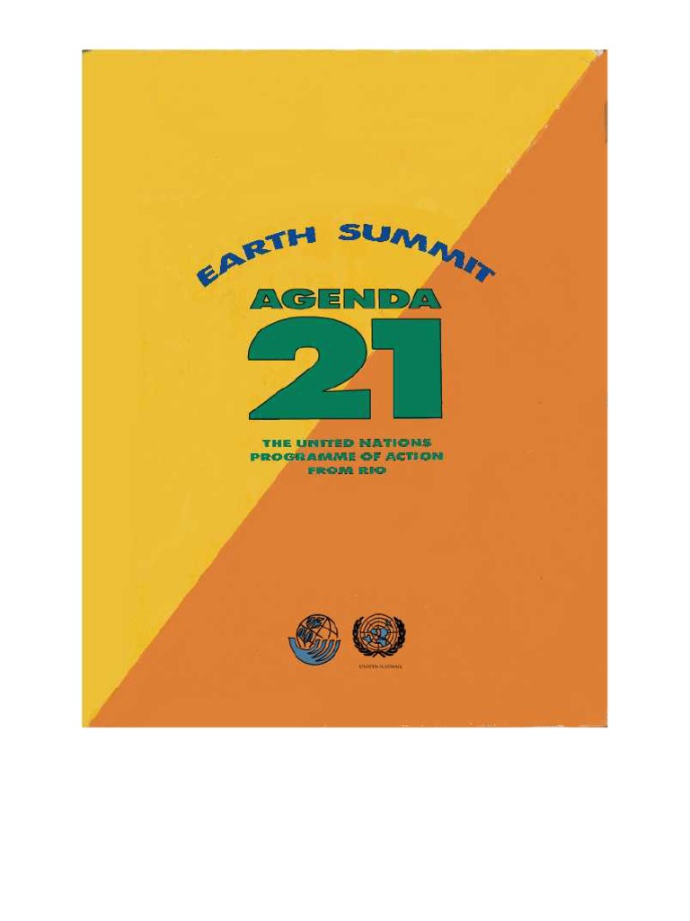 Earth Summit - Agenda 21 | Download Free PDF | Sustainability ...
