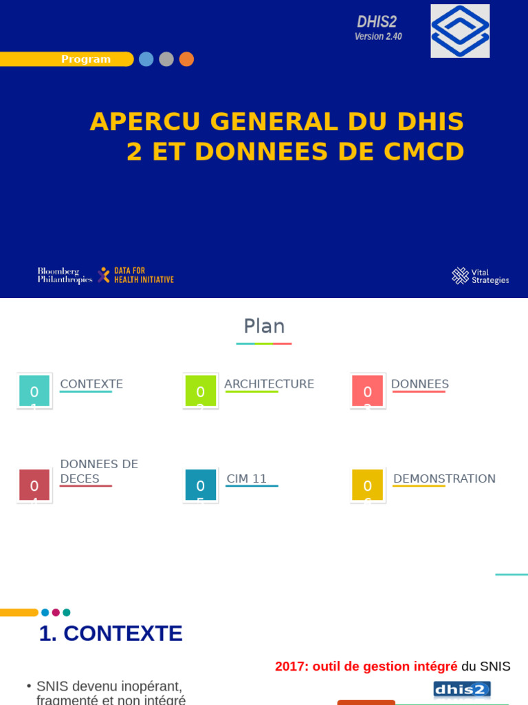 Module Dhis2 CMCD Présentations | PDF | Hypertension artérielle | Informatique