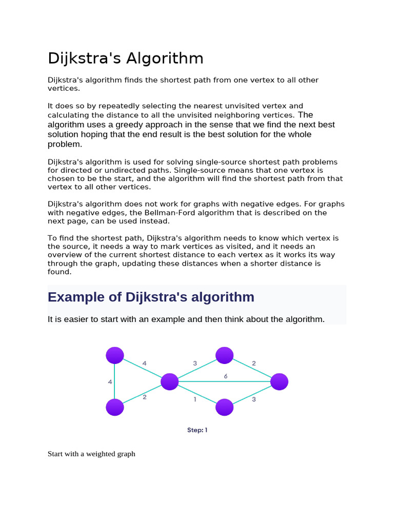 Dijkstra's | PDF