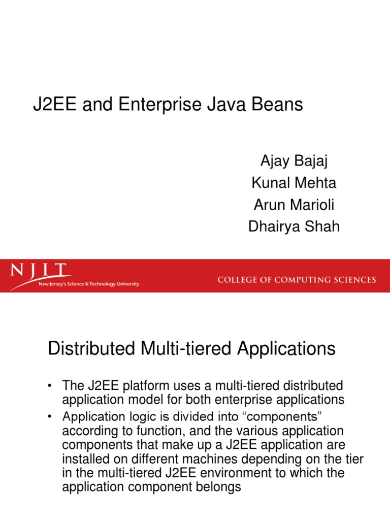 J2EE and Ejb | Download Free PDF | Enterprise Java Beans | Java Platform