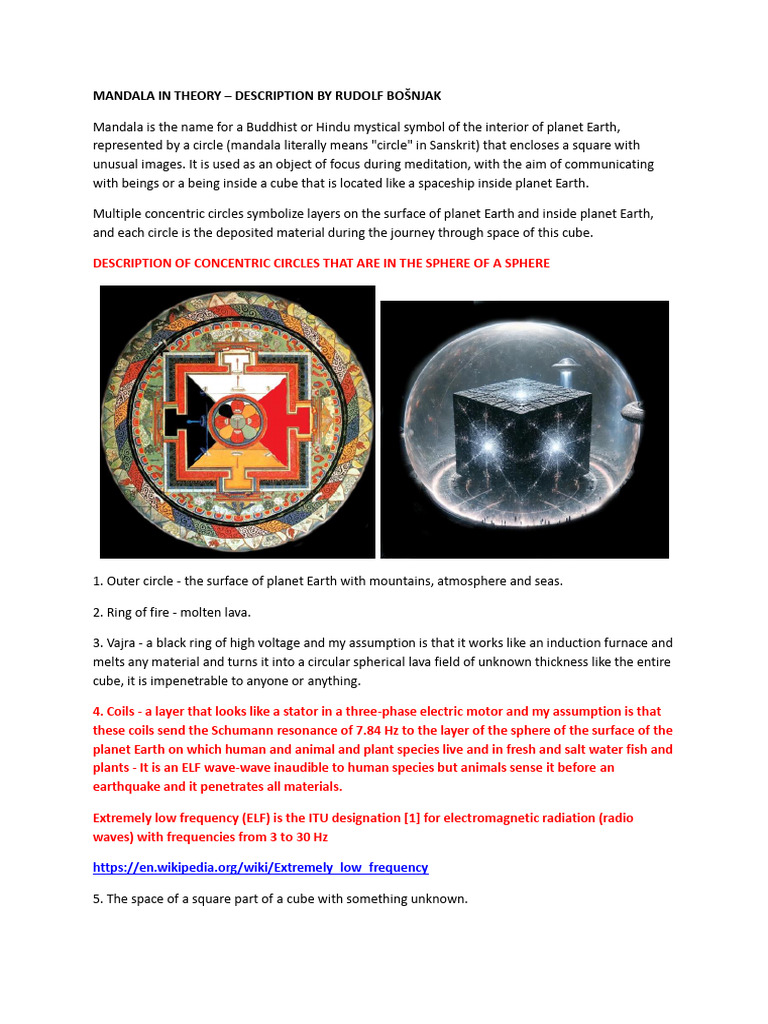 Mandala in Theory - Description by Rudolf Bošnjak | PDF | Physical ...