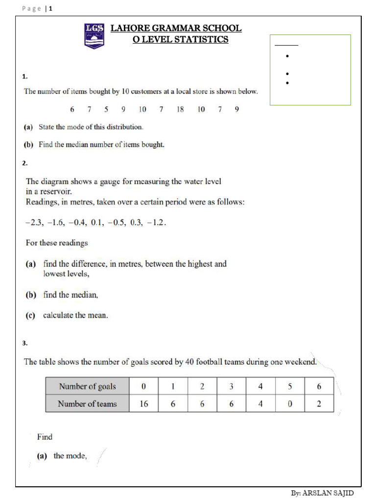 O_Level_Statistics[1] | PDF