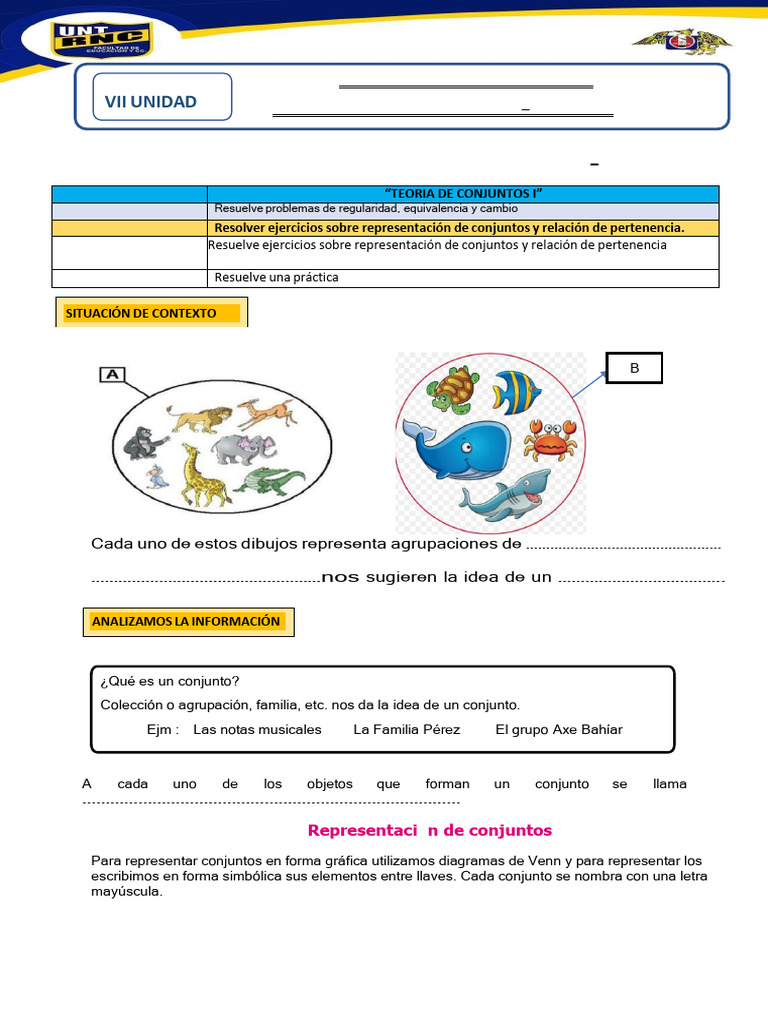 Ficha 1 Raz. Mat. Teoria de Conjuntos I | PDF | Matemáticas
