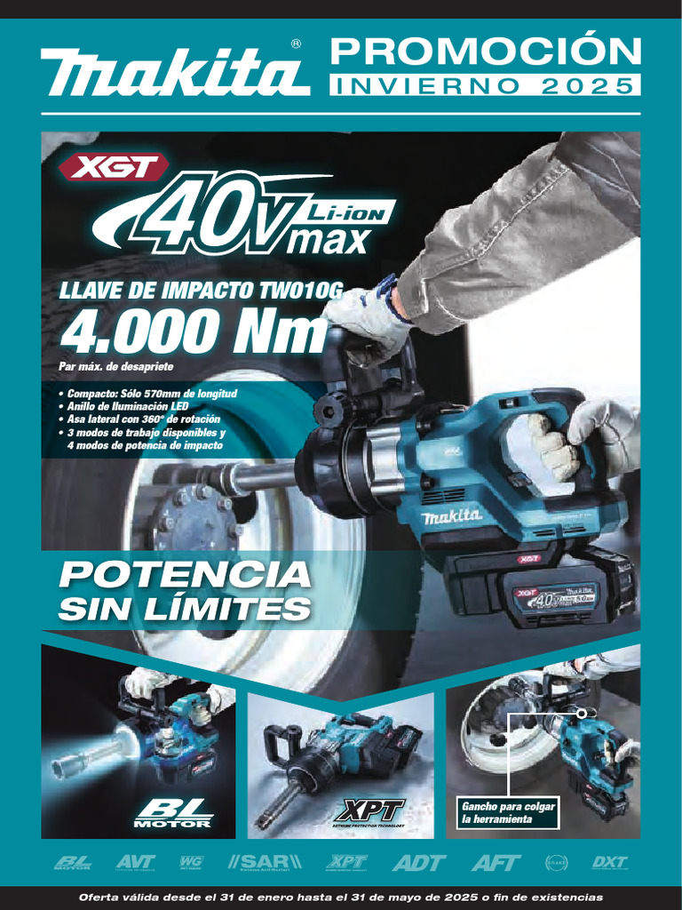 Llave de Impacto TW010G: Promoción 2025 | PDF