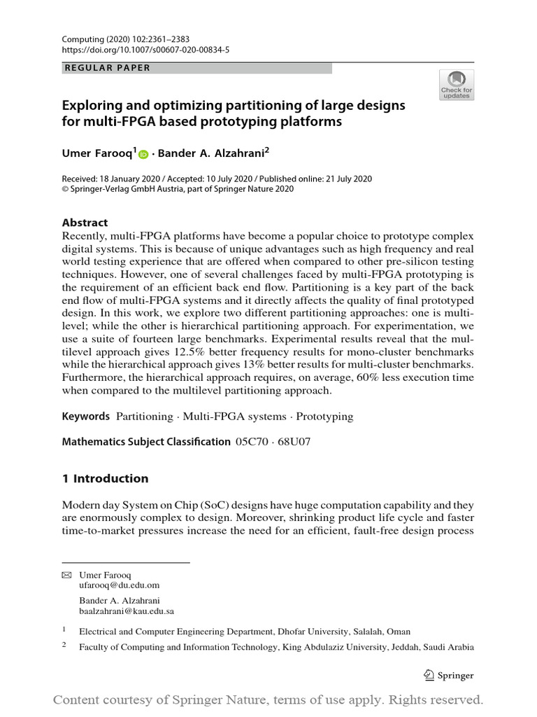 Exploring_and_optimizing_partitioning_of_large_des | PDF | Field Programmable Gate Array ...