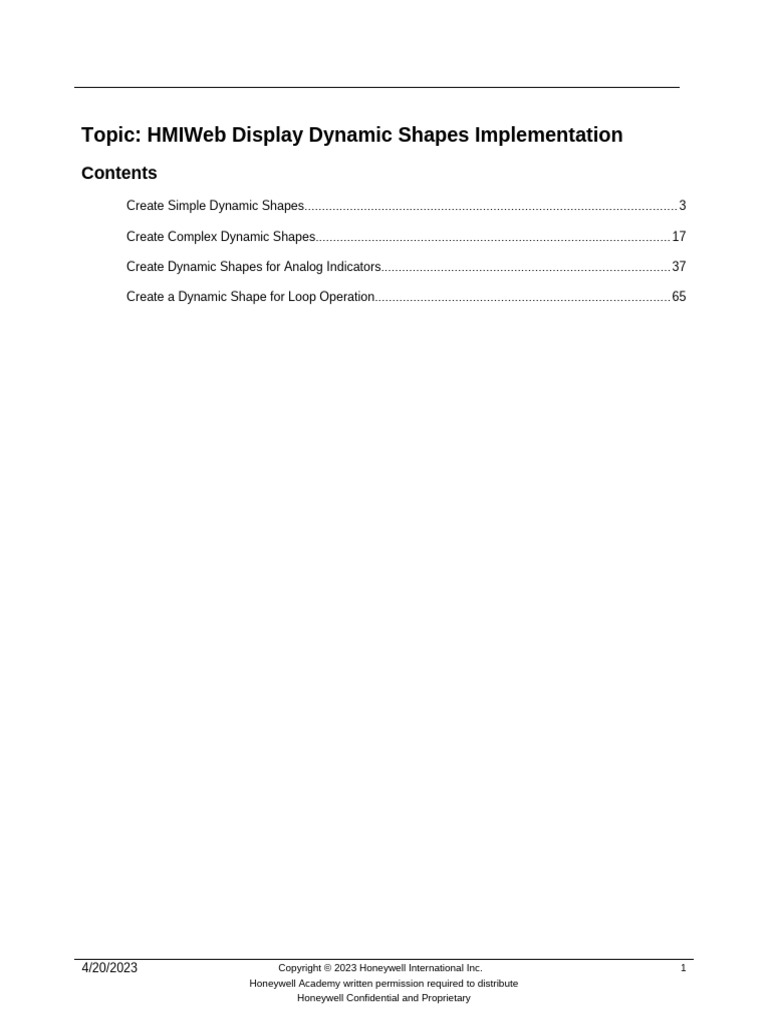 LAB HMIWeb Display Dynamic Shapes Implementation | PDF | Parameter ...