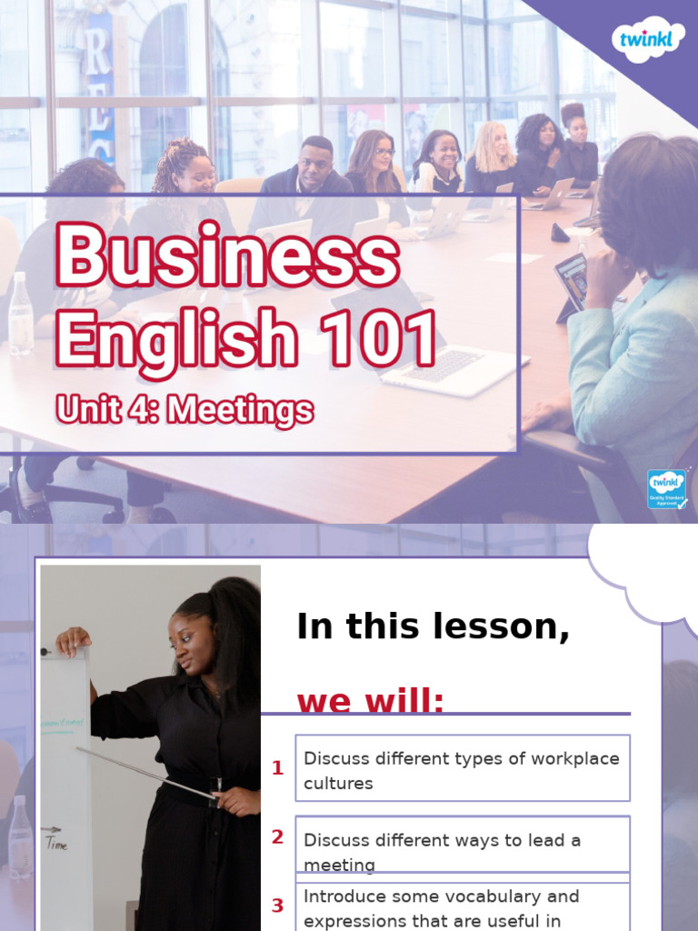 Business English 101 U4 | PDF | Communication | Human Communication
