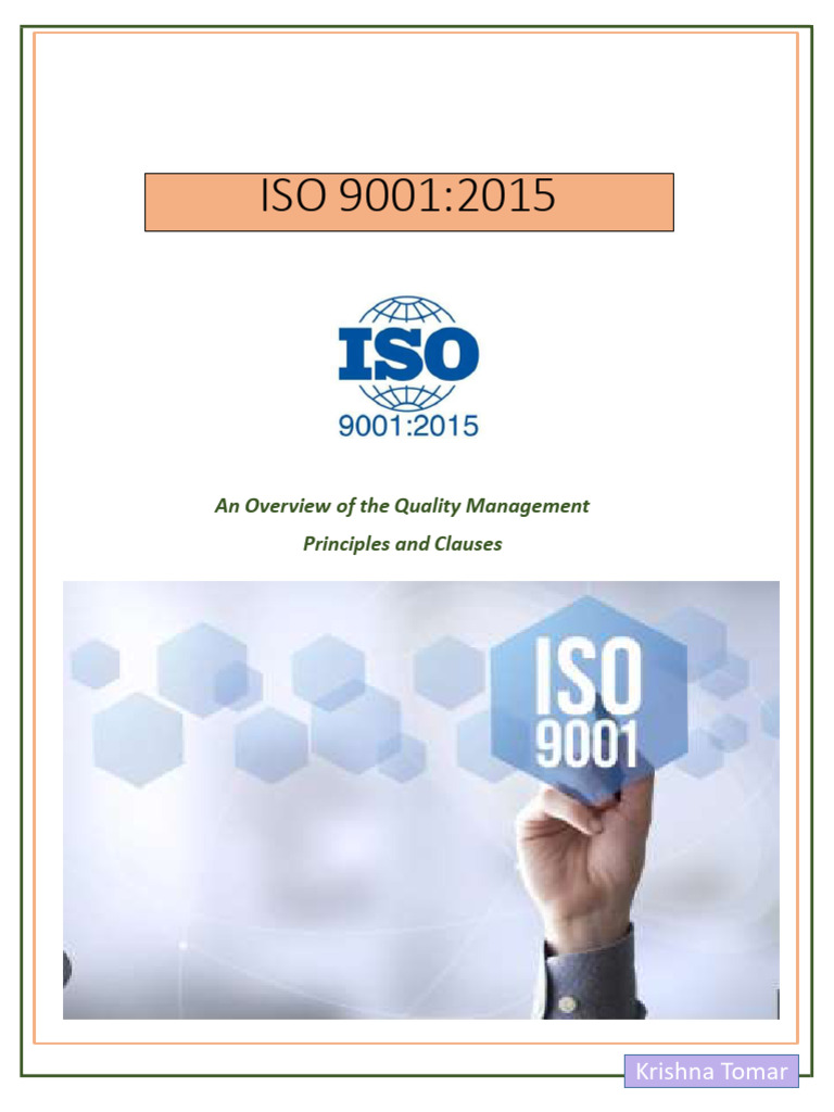 ISO 9001 - 2015-Quality Management System | PDF | Quality Management System | Quality Management