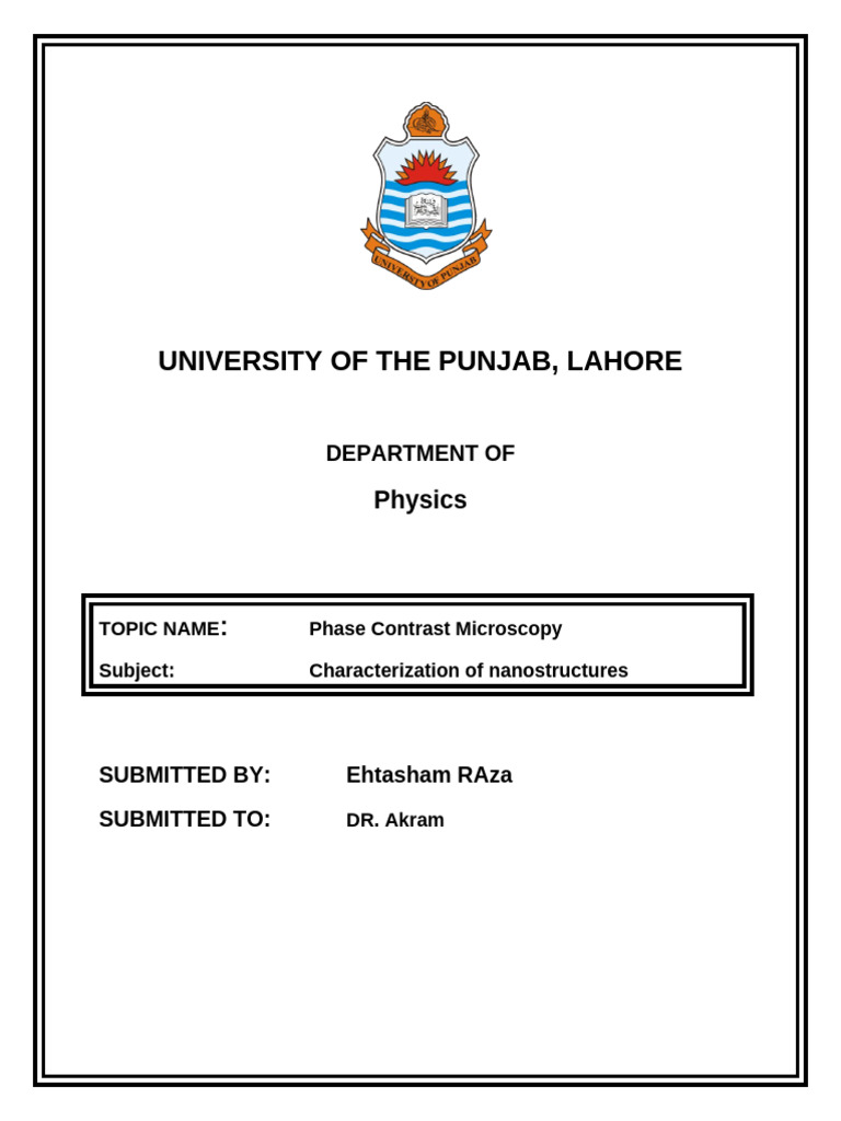 Phase Contrast Micros | PDF | Microscopy | Light