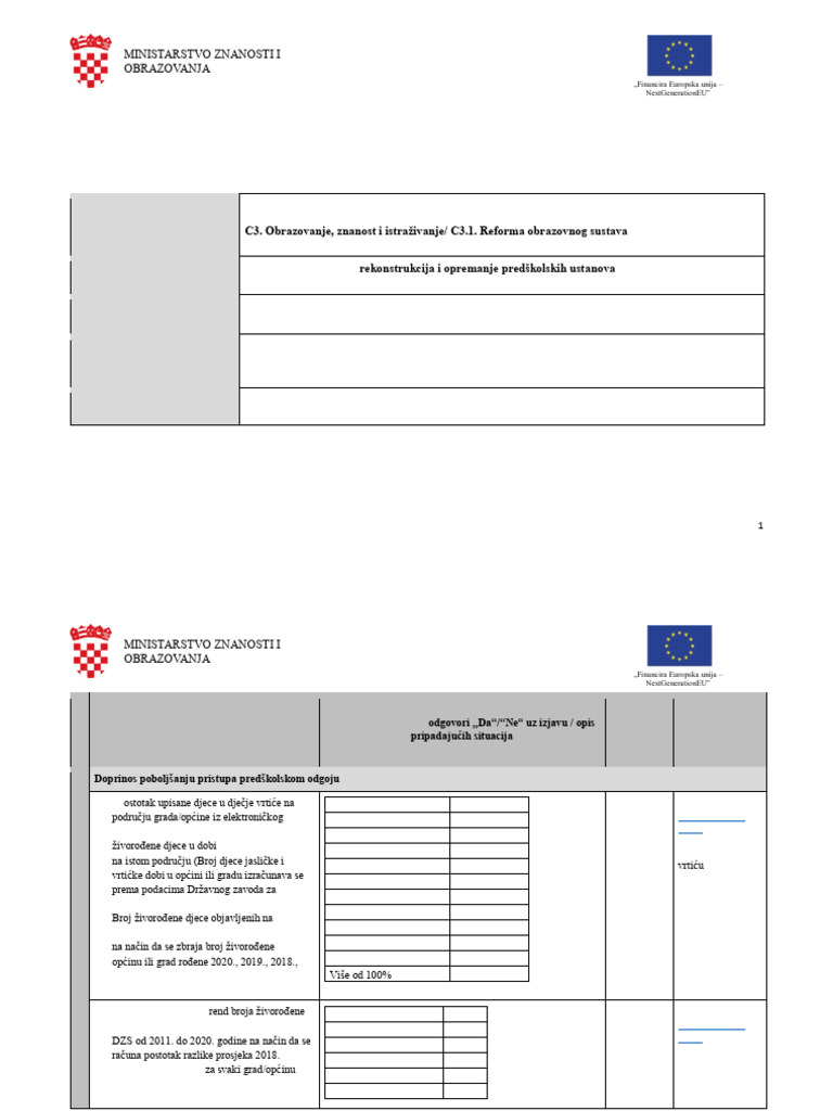 Prilog 6 Kriteriji Odabira I Bodovanje | PDF