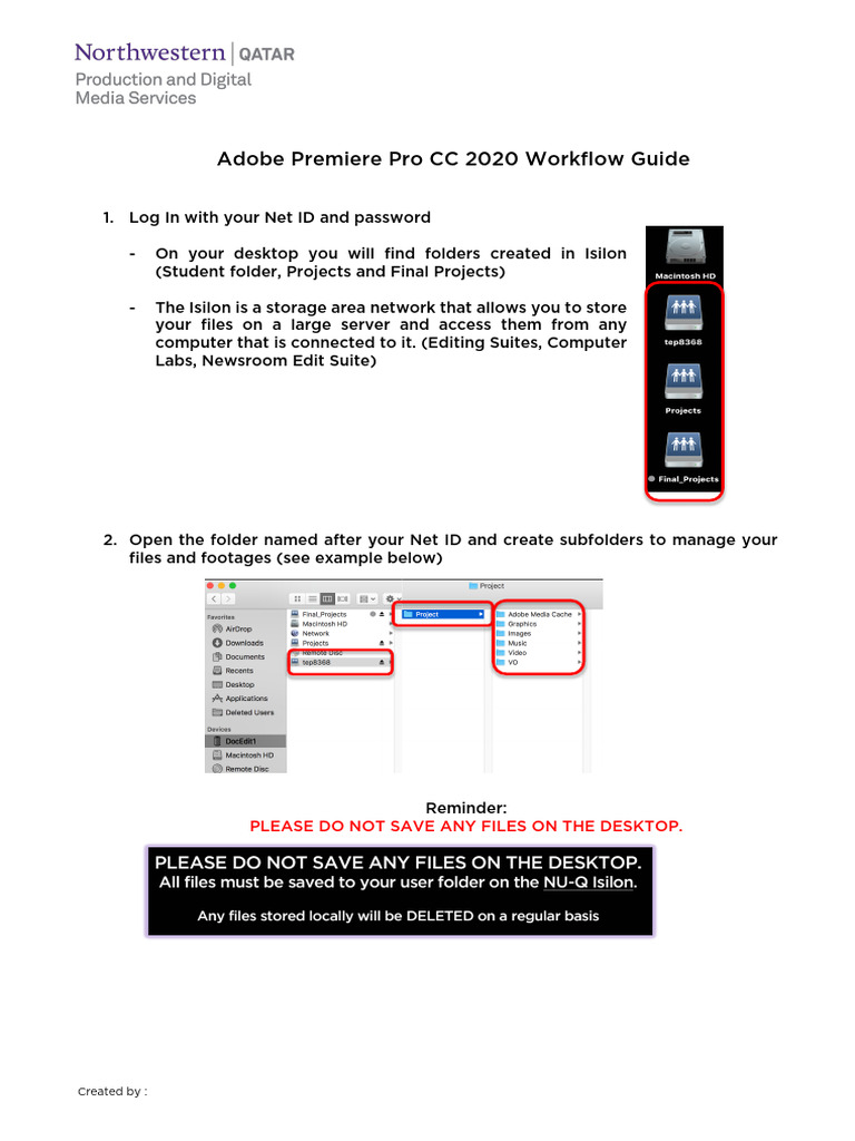 Adobe Premiere Pro CC 2020 Guide MIT190 using Isilon | PDF | Computer File | Cache (Computing)