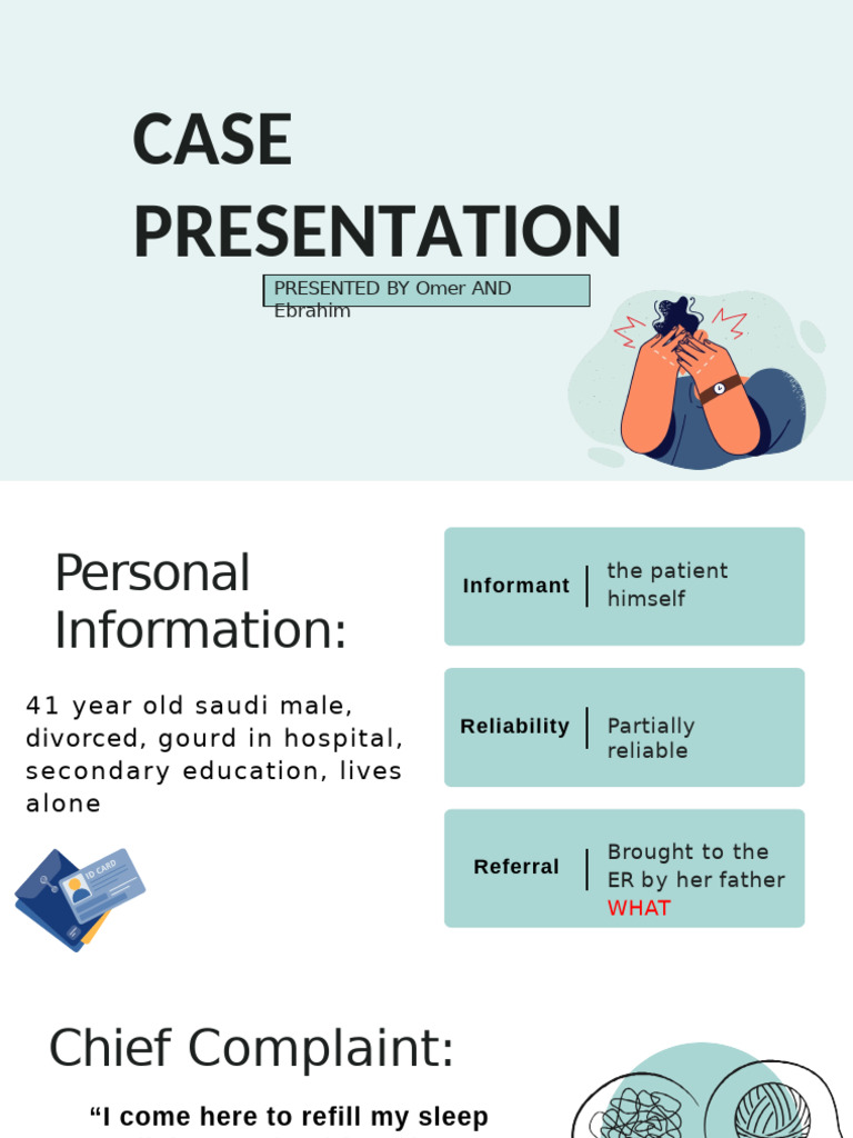 Psychiatric Case Study: Sleep and Psychosis | PDF | Mental Disorder ...