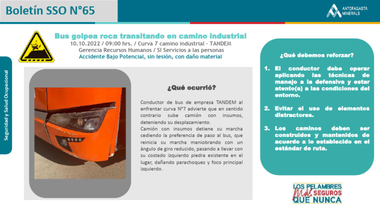 Boletin SSO N°065 | PDF
