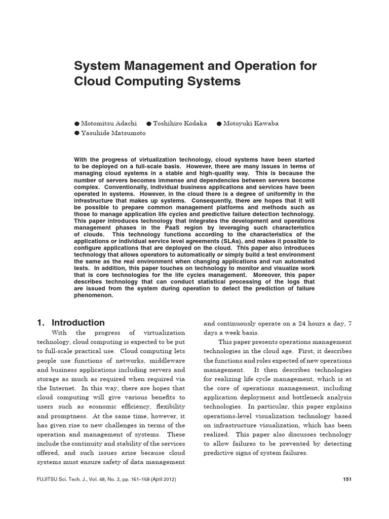Paper 08 | PDF | Cloud Computing | Server (Computing)