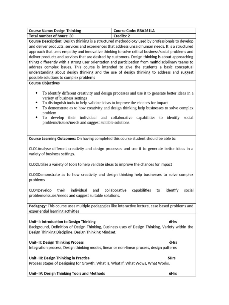 Design Thinking | PDF | Design Thinking | Creativity