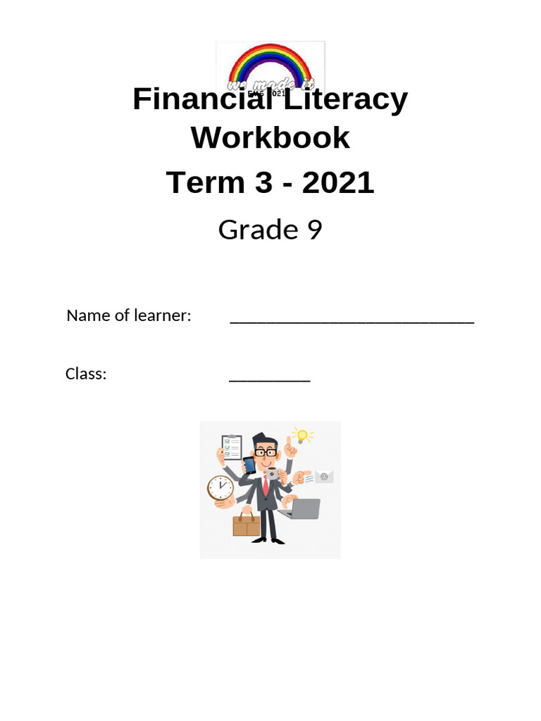 2021 Grade 9 Workbook Term 3 | PDF | Debits And Credits | Financial ...