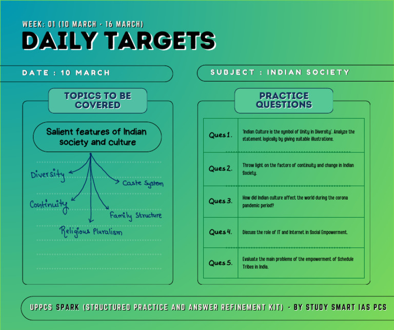 MARCH 10 - SPARK Targets | PDF