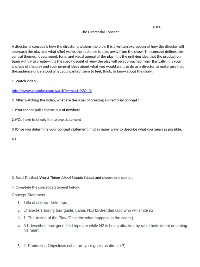 8a Director Concept | PDF