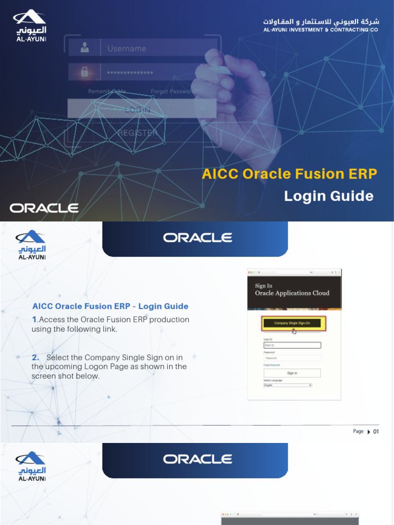 AICC Oracle Login Guide | PDF | Environmental Impact Assessment | Business