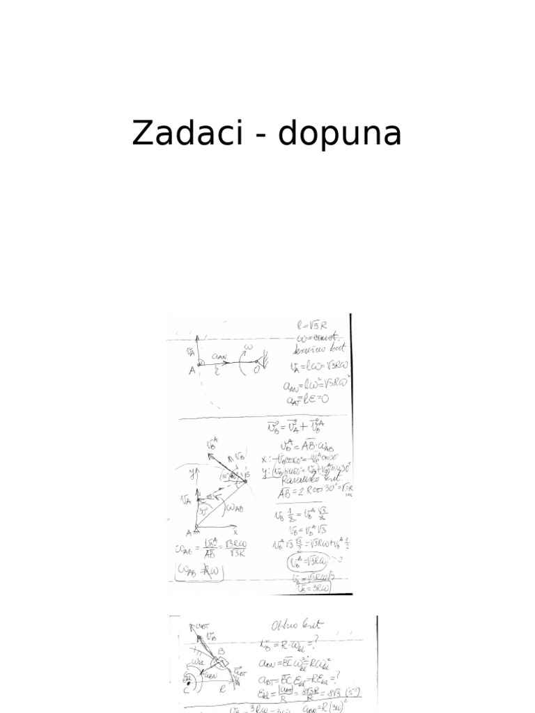 Zadaci - Dopuna | PDF
