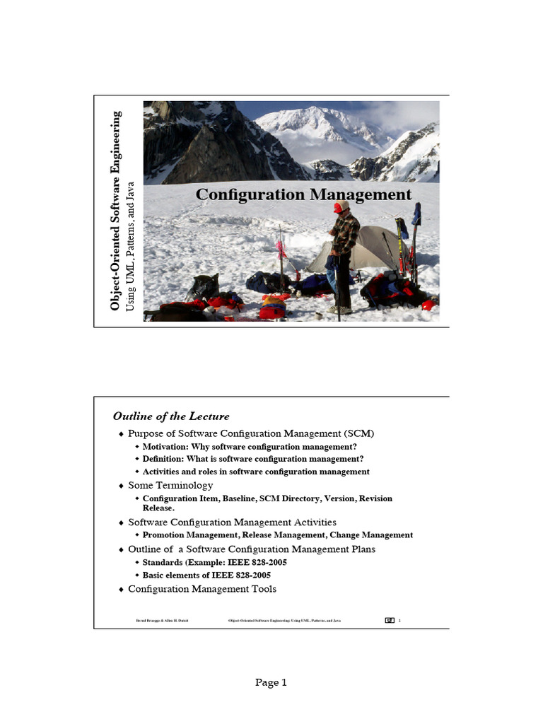 03ter - Software Configuration Management | PDF | Version Control | Unified Modeling Language