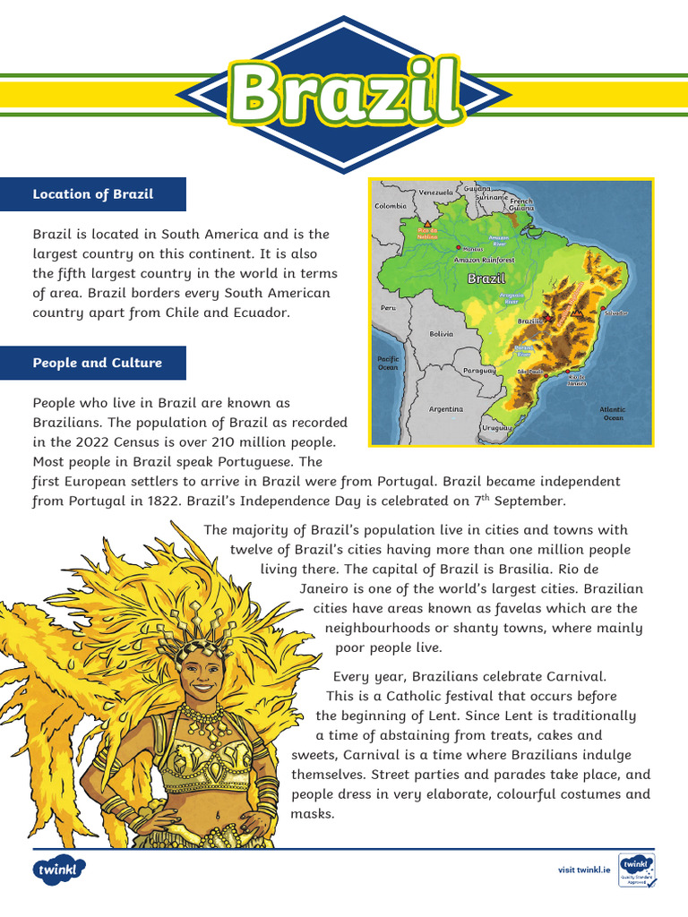 Roi Gy 1693142140 Brazil Reading Comprehension Ver 1 | PDF | Brazil ...