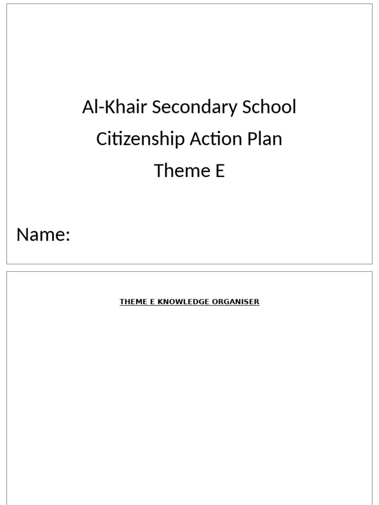 Theme e Knowledge Organiser | PDF | Survey Methodology | Social Psychology