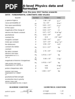 OCR A - Data - Sheet | PDF | Electronvolt | Physical Quantities