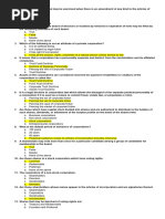 Corporation Testbank With Answer Key | PDF | Corporations | Stocks