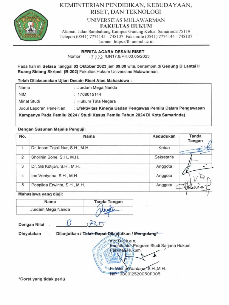 Jurdam Mega Nanda, Semdes | PDF