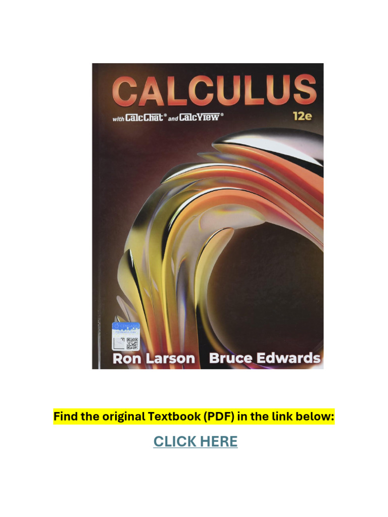 Calculus 12th Edition PDF | PDF