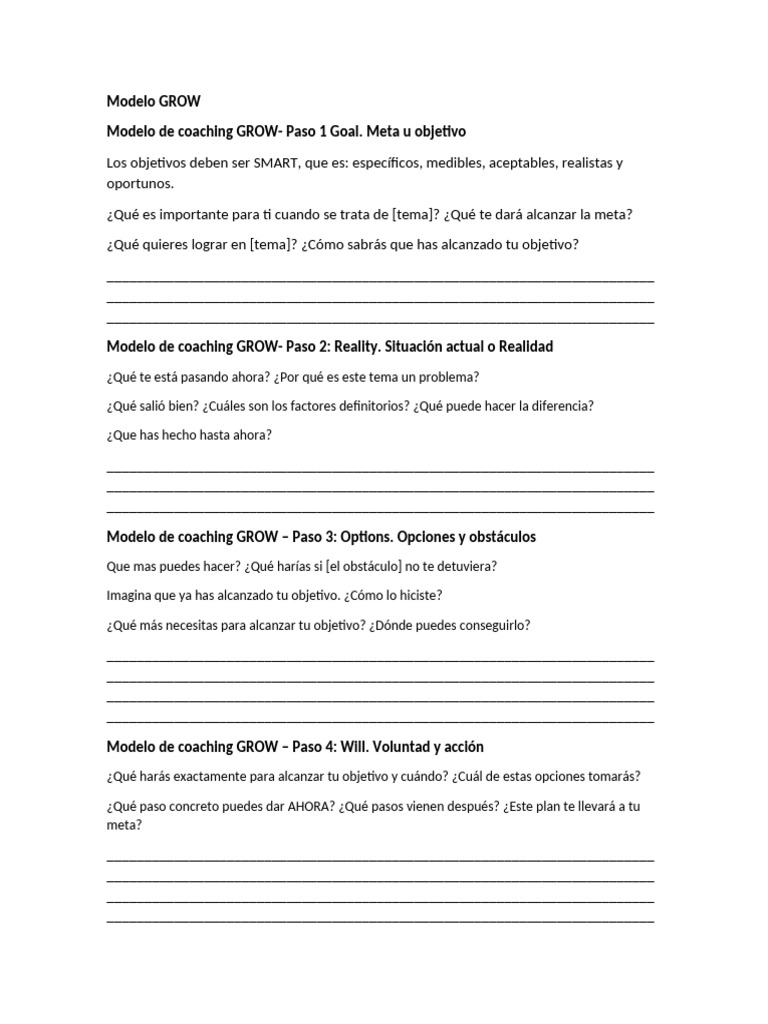 04 Modelo Grow Simplificado | PDF