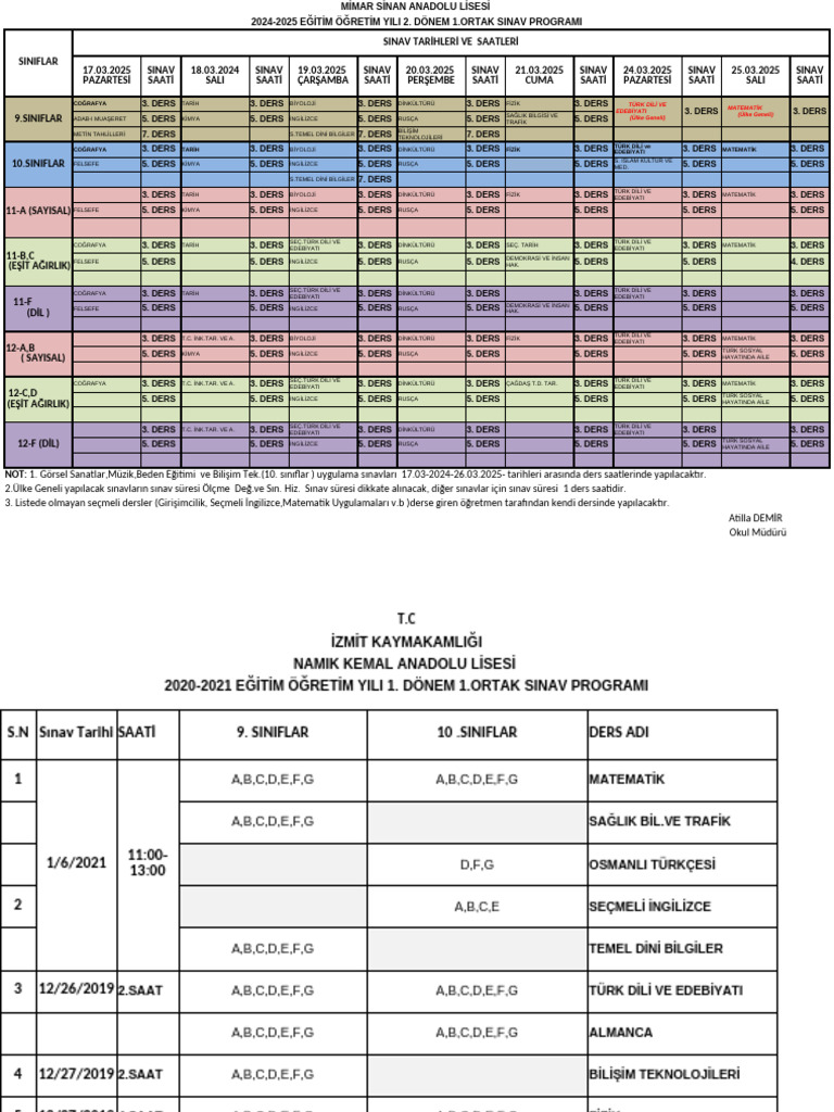 2.dönem 1.ortak Sinav | PDF